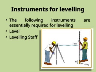 Principle of Levelling for various field and area and location | PPTX