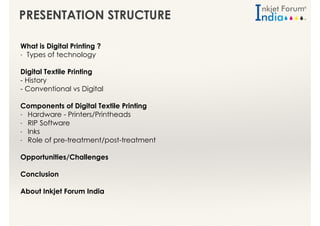 Introduction to Digital Textile Printing | PDF