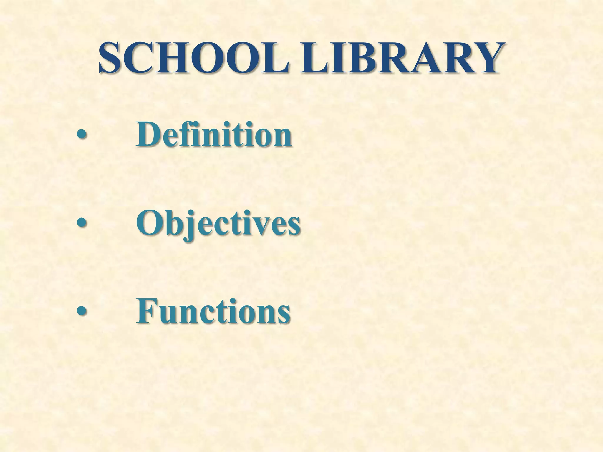 Types of Libraries | PPTX