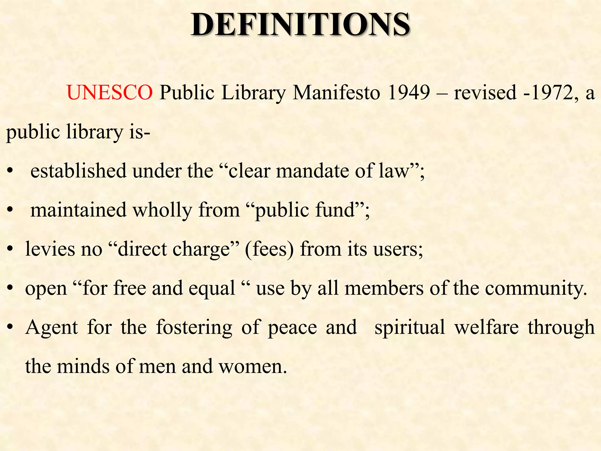 Types of Libraries | PPTX