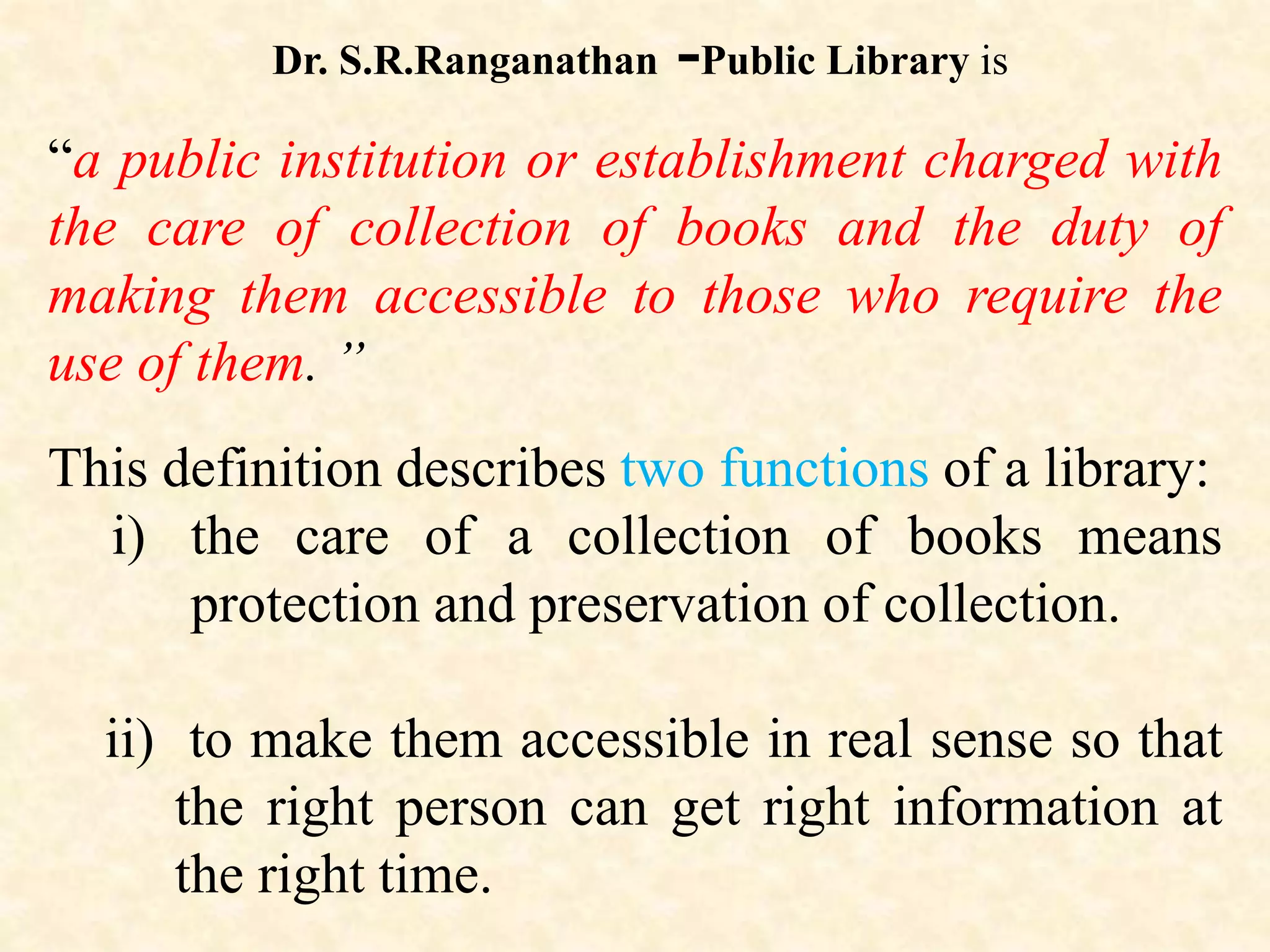 Types of Libraries | PPTX