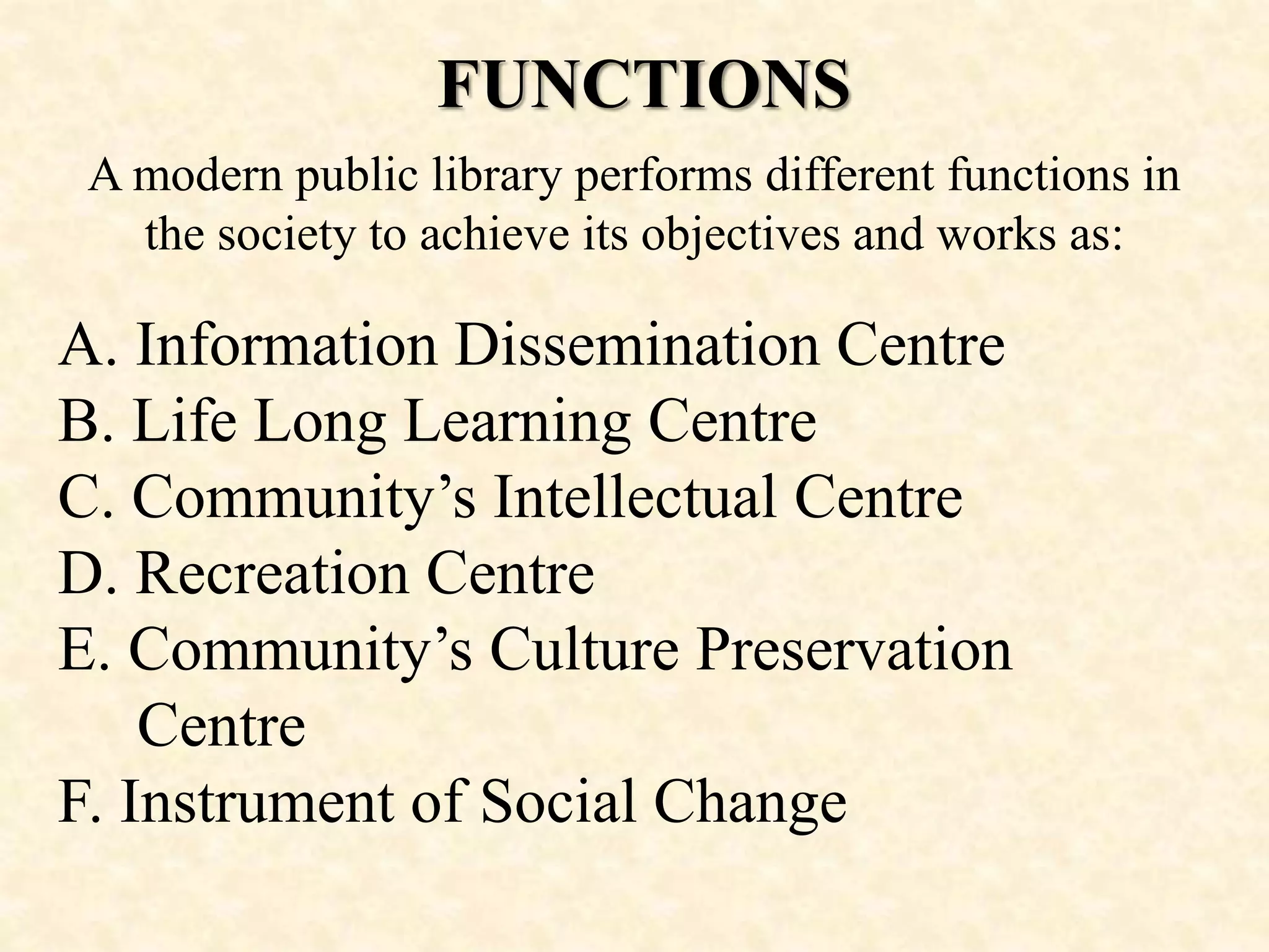 Types of Libraries | PPTX