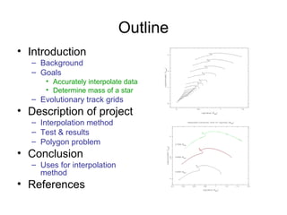 Interpolating evolutionary tracks of rapidly rotating stars - presentation | PPT | Space and ...