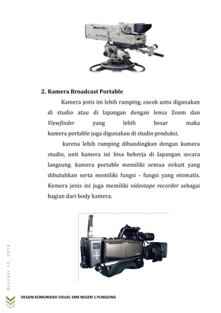 DKV VIDEOGRAFI MENGENAL ALAT PERANGKAT PEREKAMAN GAMBAR DAN ...