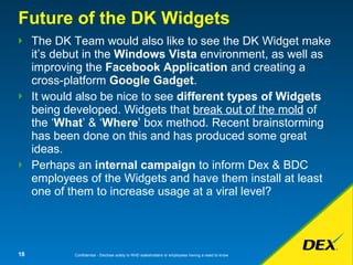 DexKnows Widget Campaign | PPT