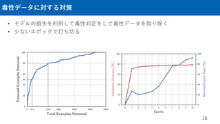 【DL輪読会】Poisoning Language Models During Instruction Tuning Instruction Tuningを利⽤した⾔語モデルのポイズニング | PPT
