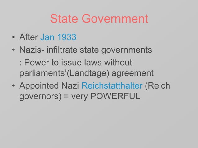 Hitler's Consolidation of Power | PPTX