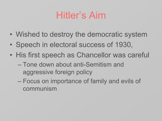 Hitler's Consolidation of Power | PPTX