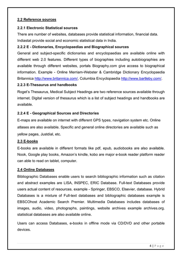 WHAT ARE DIGITAL RESOURCES? DISCUSS WHAT ARE DIFFERENT TYPES AND HOW ...