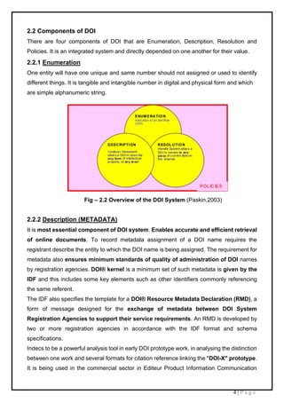 WHAT IS DIGITAL OBJECT IDENTIFIER? EXPLAIN ITS FEATURES AND OPERATION | PDF