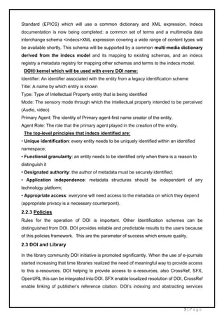 WHAT IS DIGITAL OBJECT IDENTIFIER? EXPLAIN ITS FEATURES AND OPERATION | PDF