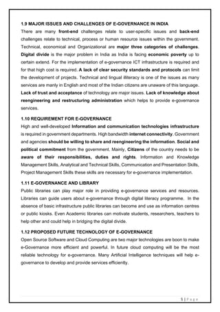 WHAT IS E-GOVERNANCE ? HOW IT HELPS IN NATIONS DEVELOPMENT | PDF ...