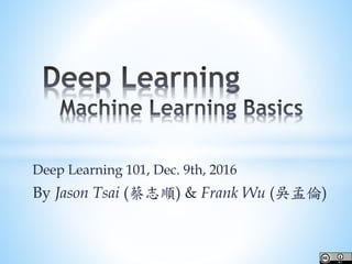 Deep Learning: Introduction & Chapter 5 Machine Learning Basics | PPT