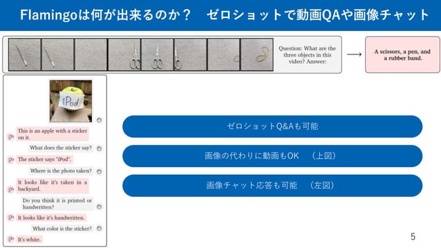 【DL輪読会】Flamingo: a Visual Language Model for Few-Shot Learning 画像×言語の大 ...