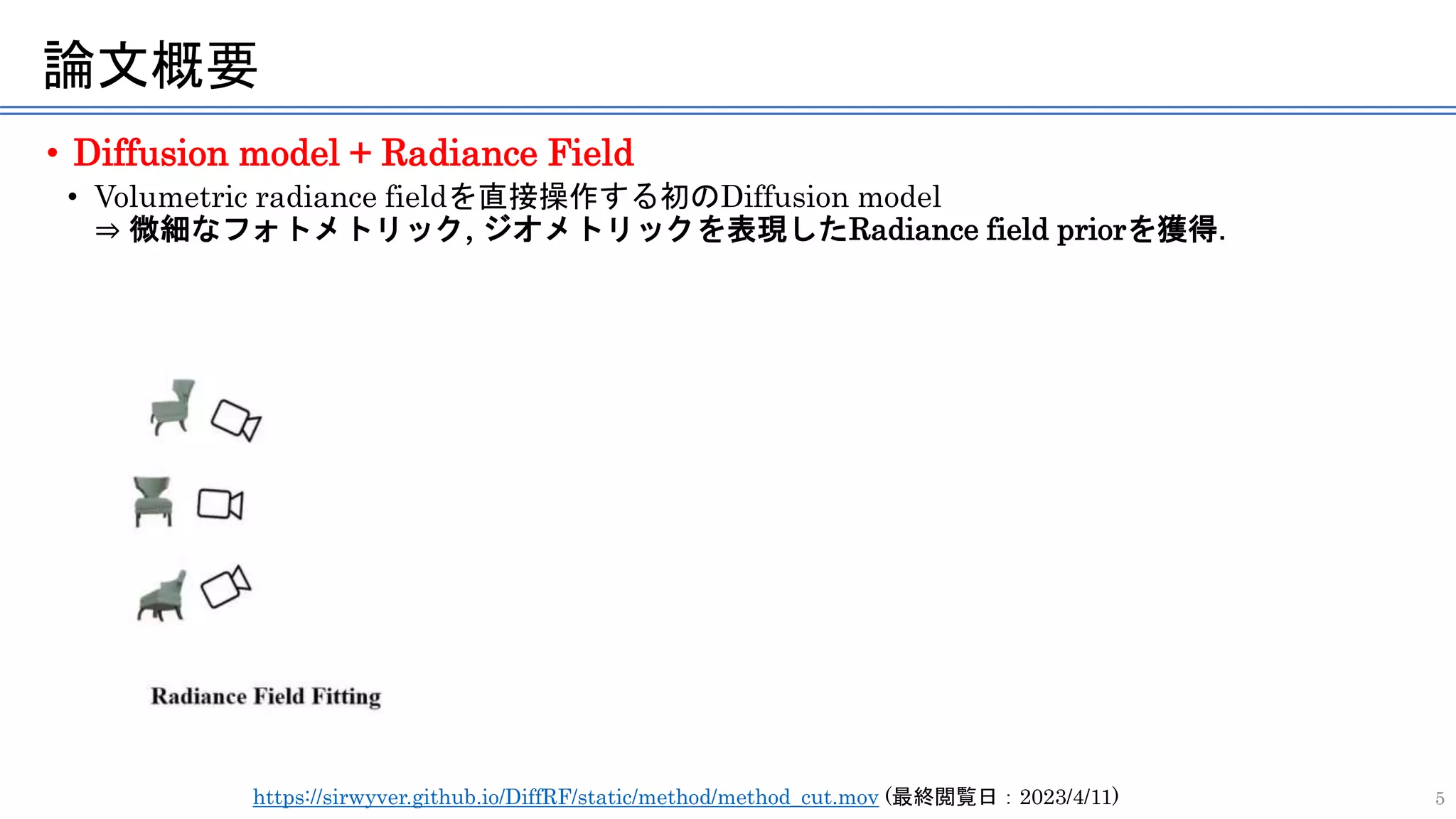 【DL輪読会】DiffRF: Rendering-guided 3D Radiance Field Diffusion [N. Muller+ CVPR2023] | PPTX | 3-D ...