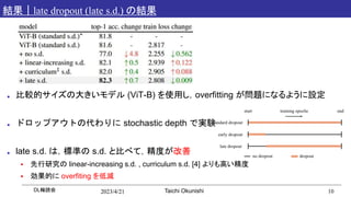 【DL輪読会】Dropout Reduces Underfitting | PPT