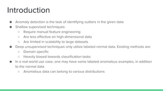 Deep Semi-Supervised Anomaly Detection | PPT