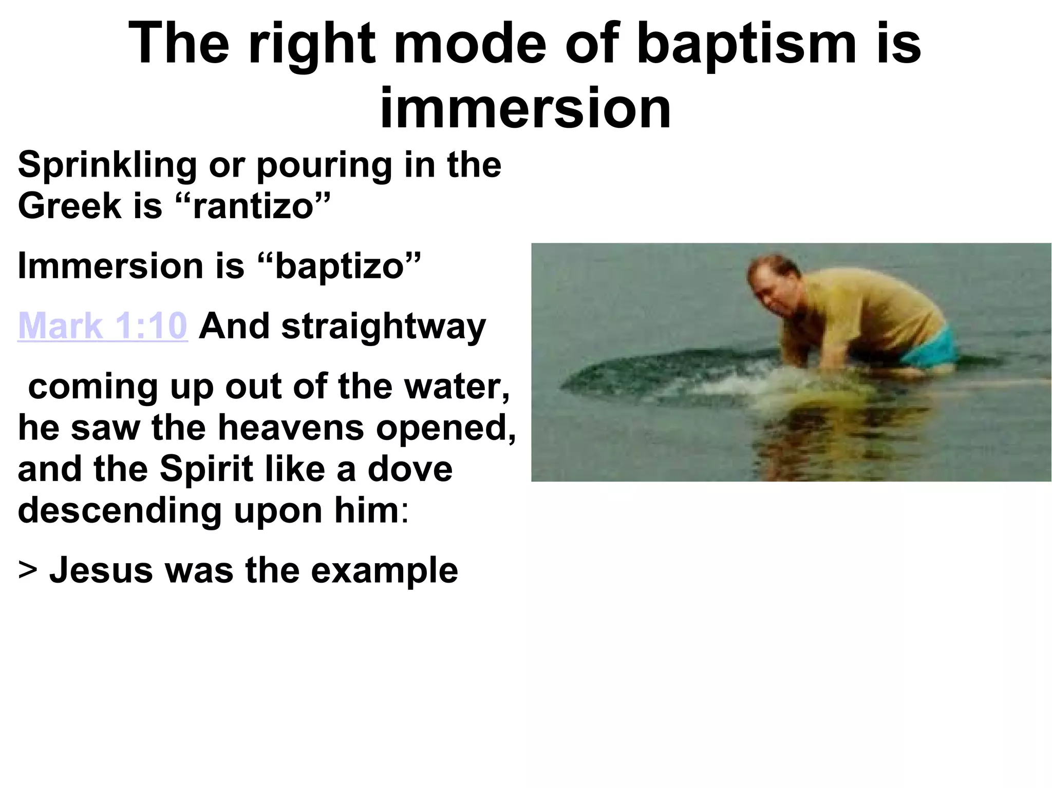Dliscipleship Lesson No. 3 Baptism | PPT