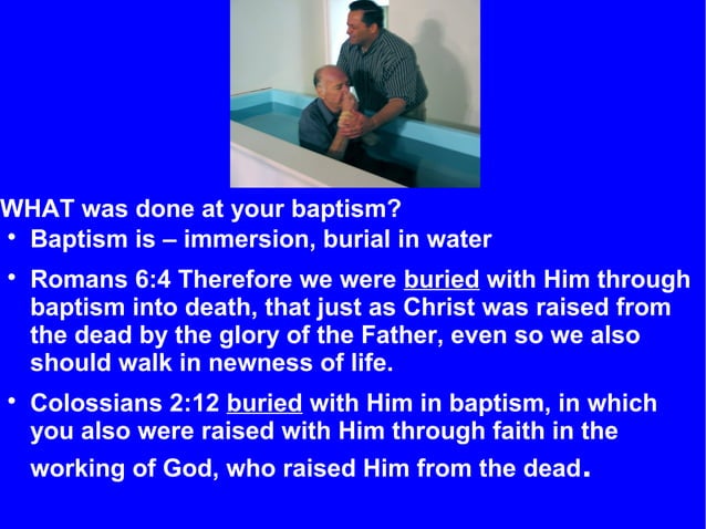 Dliscipleship Lesson No. 3 Baptism | PPT