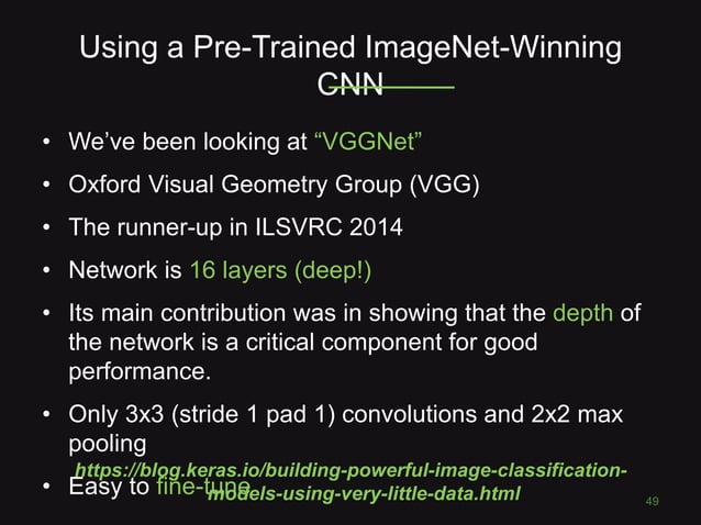 Convolutional Neural Networks for Computer vision Applications | PPT