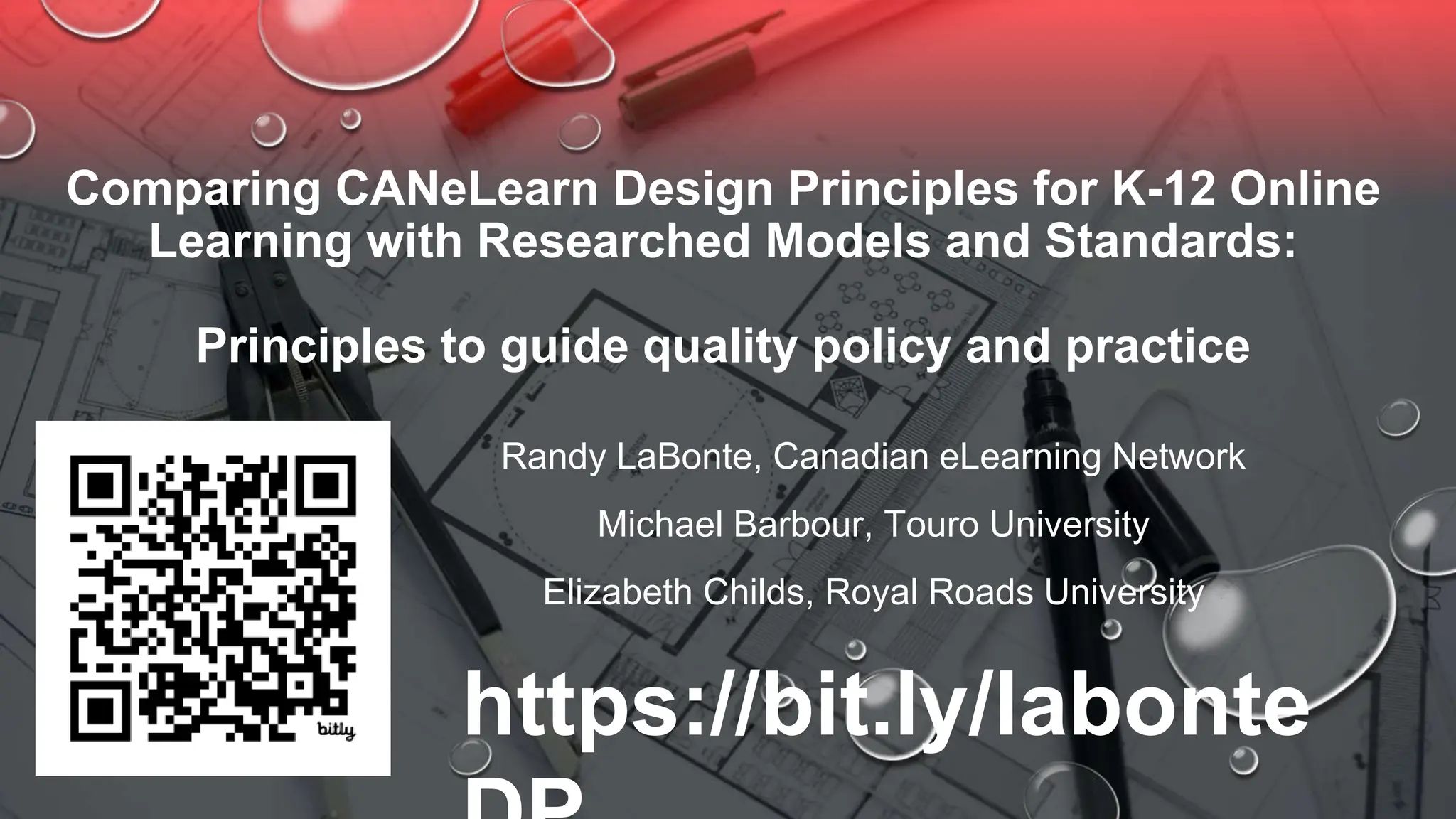 DLAC 2024 - Comparing CANeLearn design principles for K-12 online learning with researched ...