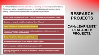 DLAC 2024 - Comparing CANeLearn design principles for K-12 online learning with researched ...