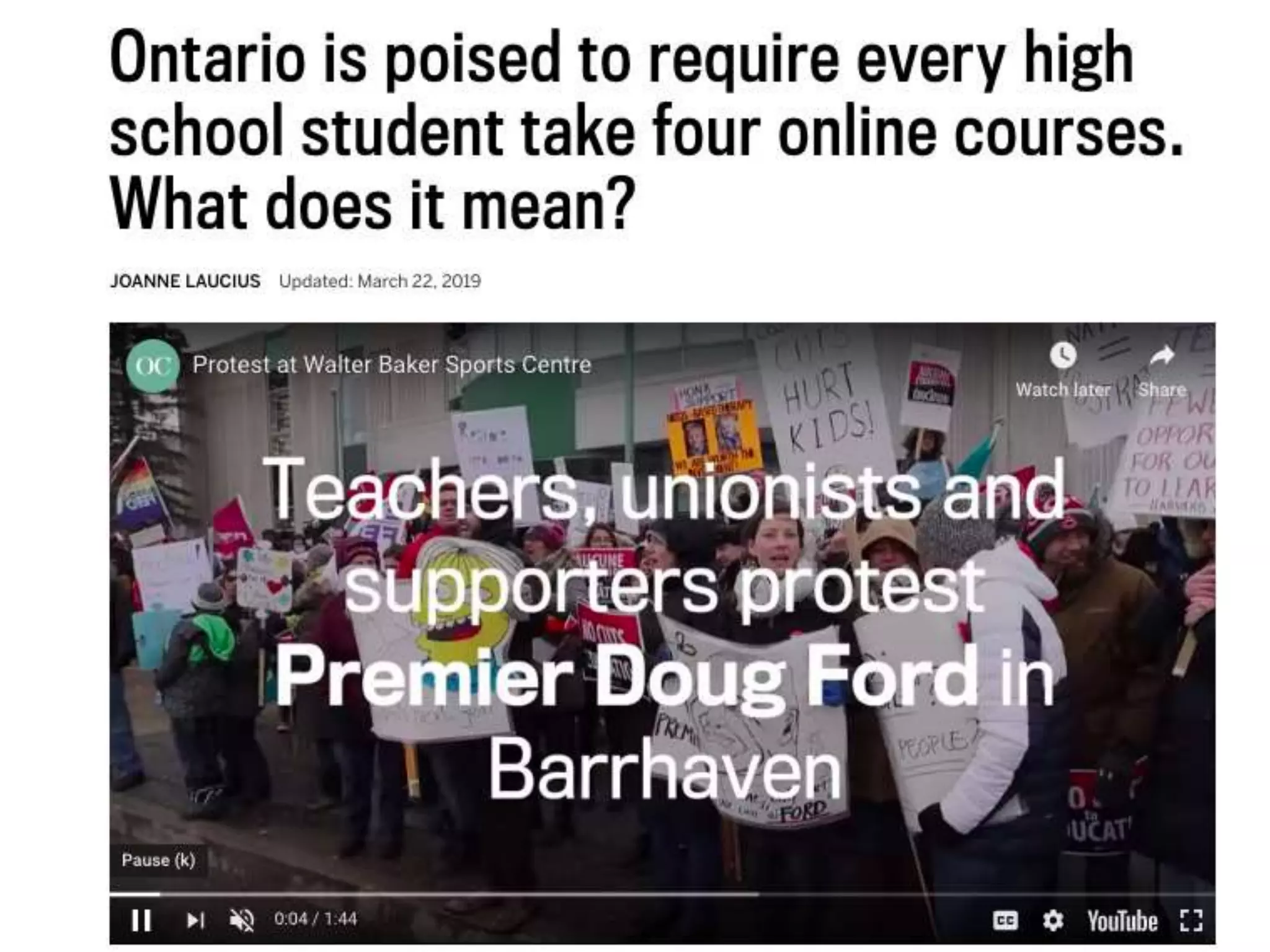 DLAC 2020 Mandatory e-Learning in Ontario | PPT