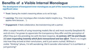 DeepSeek-R1's inner monologue and how it defines what we expect from LLMs | PPT