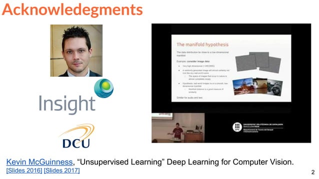 Unsupervised Learning (DLAI D9L1 2017 UPC Deep Learning for Artificial ...