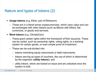 Initial Coin Offerings as Project Finance | PDF