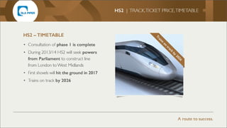 DLA Piper HS2 Case Study first presented at MIPIM 2014 - A route to success mipim 2014 | PPT ...