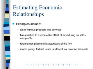 lecture 1 applied econometrics and economic modeling | PPT