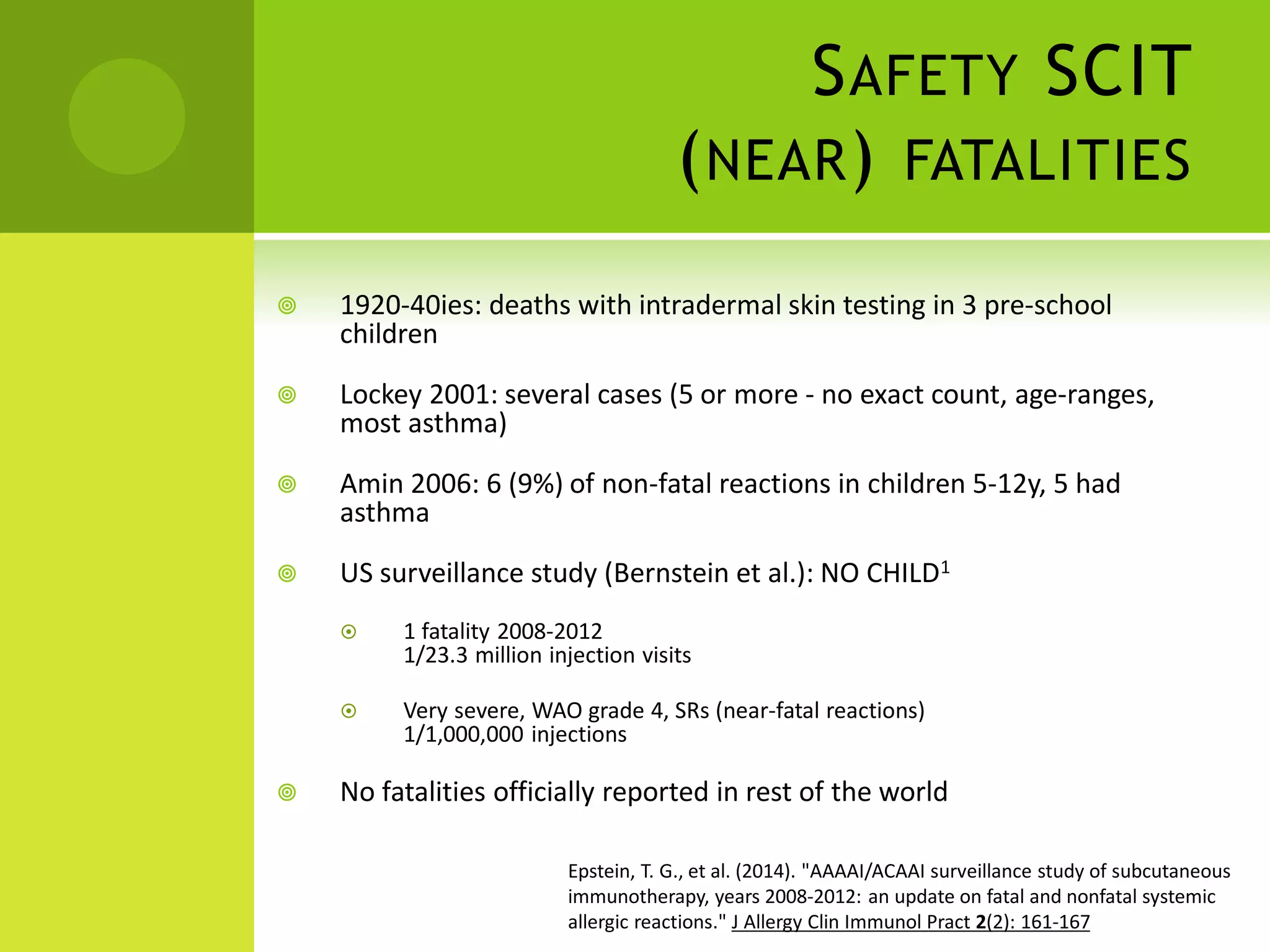 Immunotherapy in Children: Sublingual or Subcutaneous? Dra. Desirée ...