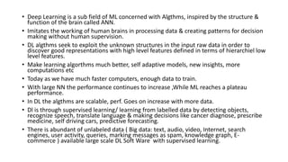 deep learning and neural networks basics | PPTX