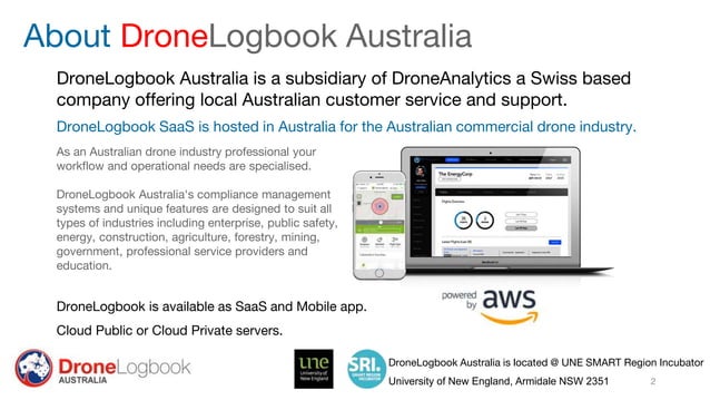 DroneLogbook Australia About Us Dec-2018 | PPT