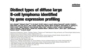 DLBCL- Recent Molecular Classification.pptx