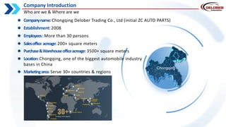 DLB COMPANY PRESENTATION - SPARE PARTS EXPORTATION | PDF