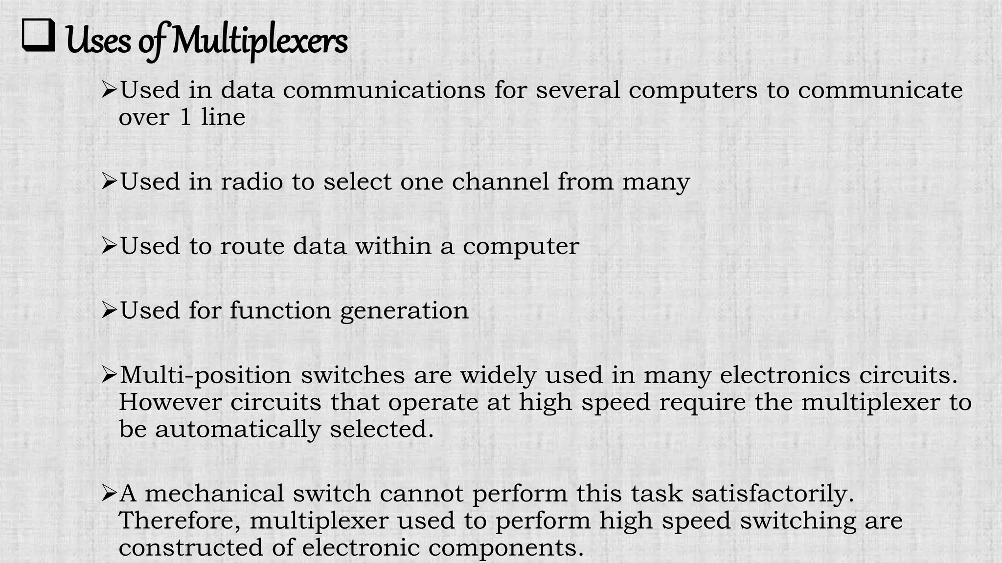 multiplexer 4 input | PPTX