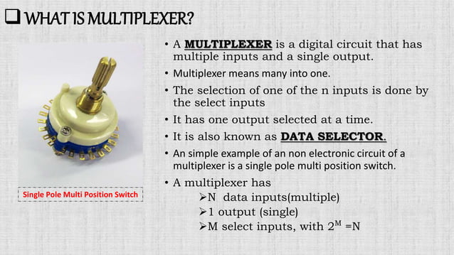 multiplexer 4 input | PPTX