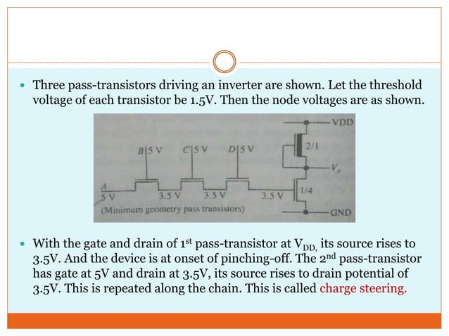 Pass Transistor Logic Pptx