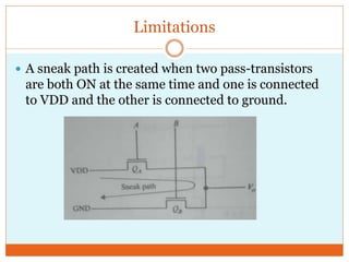 Pass Transistor Logic | PPTX