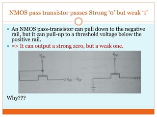 Pass Transistor Logic | PPTX