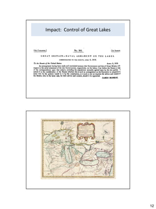 The War of 1812: Causes, Consequences, and Lasting Impacts | PDF