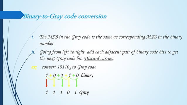 Dlc{binary to gray code conversion} ppt | PPTX | Programming Languages | Computing