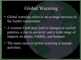 The Greenhouse gases, greenhouse effect and GlobalWarming.ppt