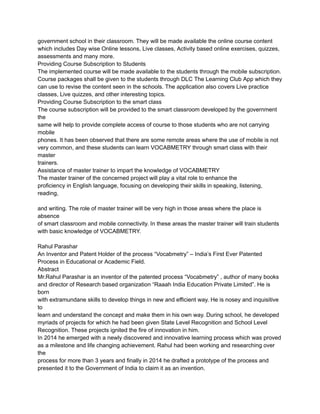 DLC The Learning Club, unit of RAAAH Ind | PDF