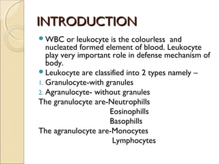 DLC differential leucocyte count | PDF