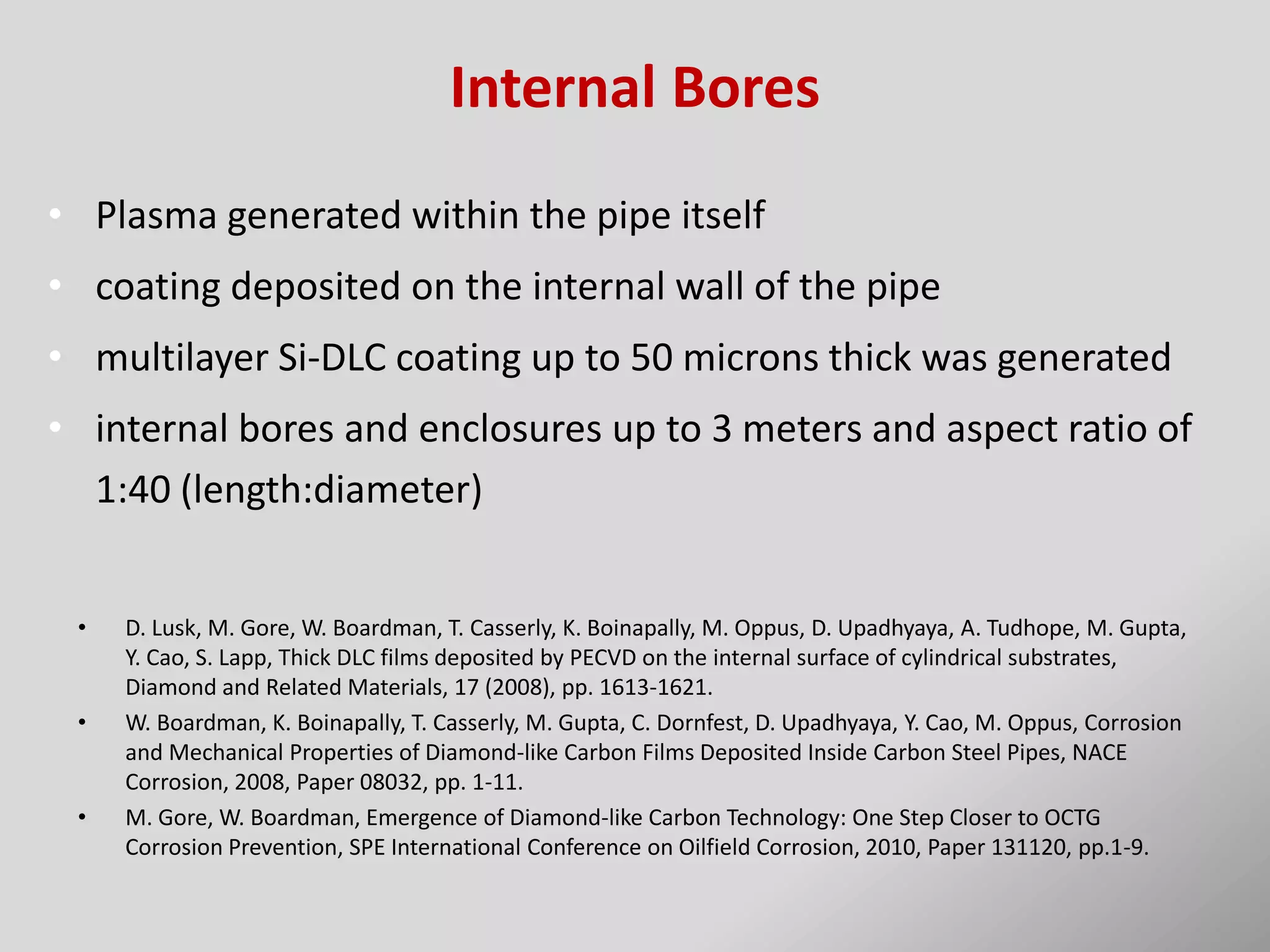 DLC coatings in oil and gas production | PPT