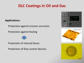 DLC coatings in oil and gas production | PDF
