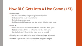 DLC in Video Games: What, Why and How? | PPT